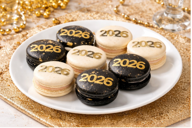 New Year 2026 Macaron Gift Set – Customizable Flavors in Elegant ...