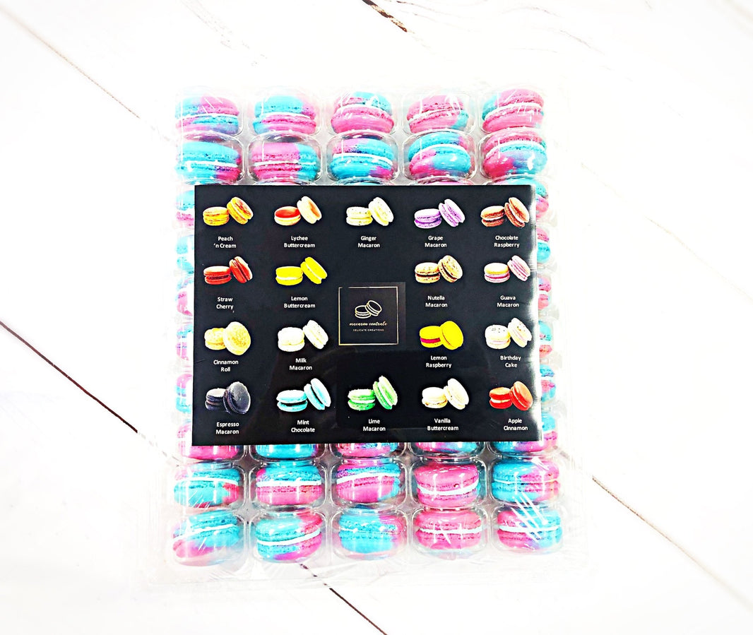 50 Pack Bulk French Macaron - Macaron Centrale
