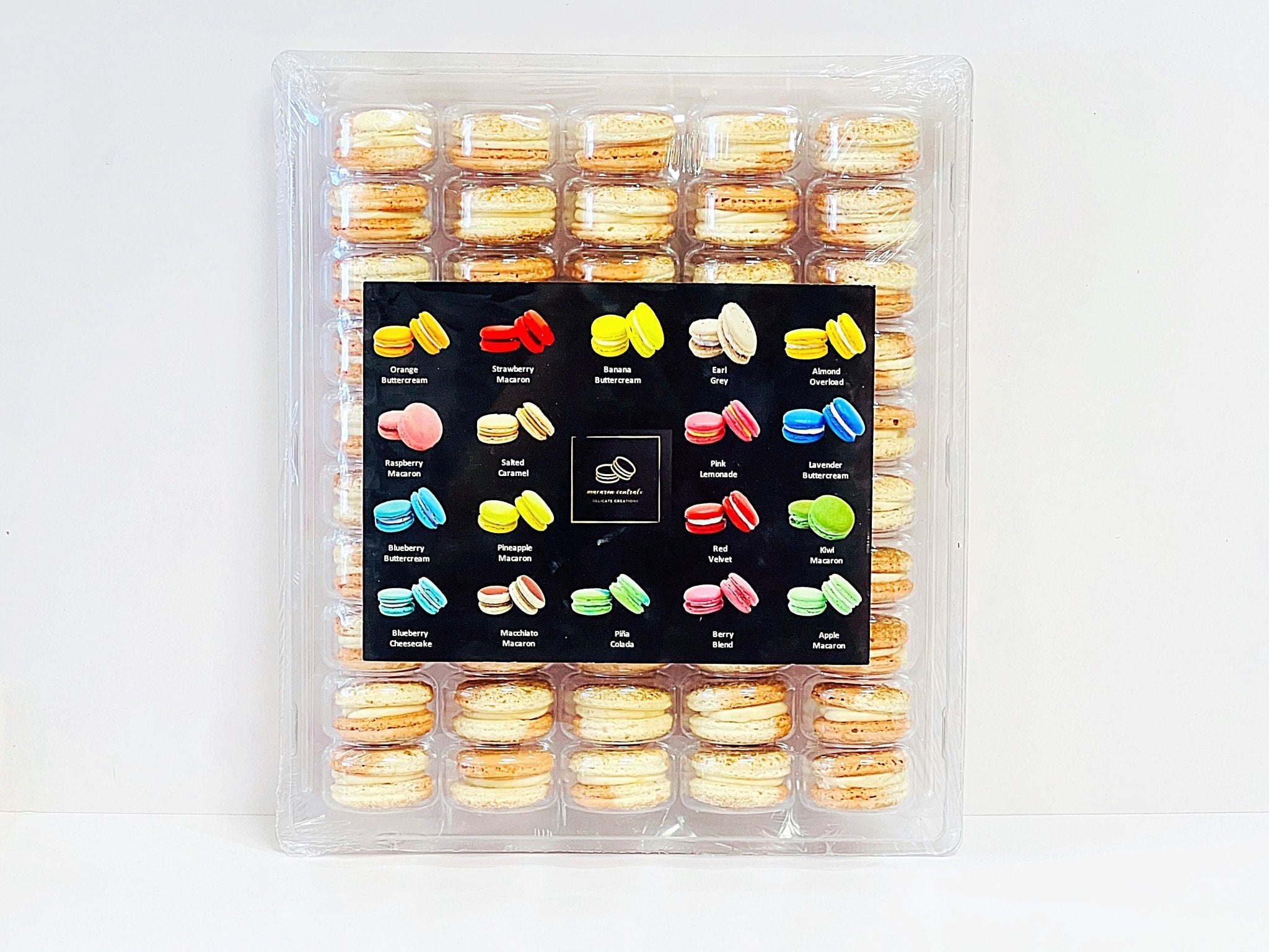 50 Pack Bulk French Macaron - Macaron Centrale