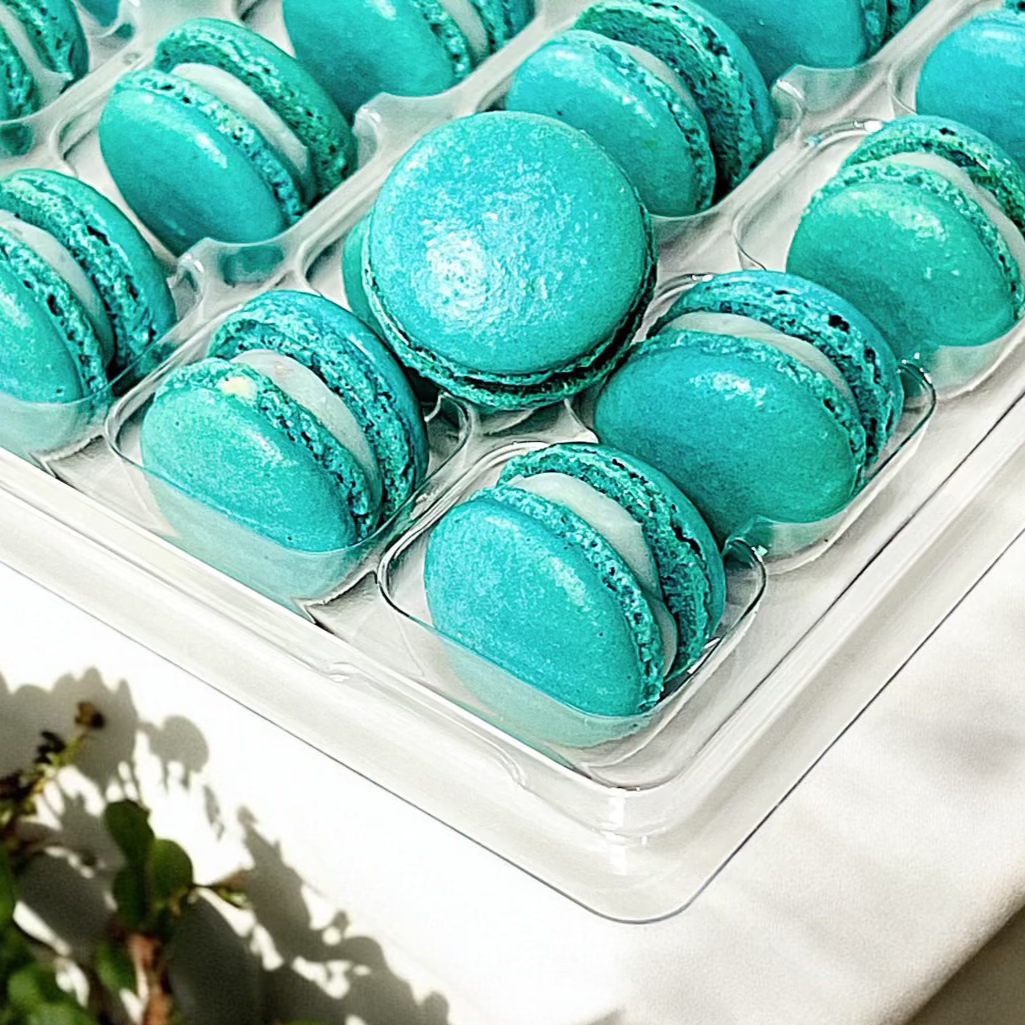 Blueberry Mini Macarons - Perfect for Decorating Cupcakes, Cakes, Ice ...