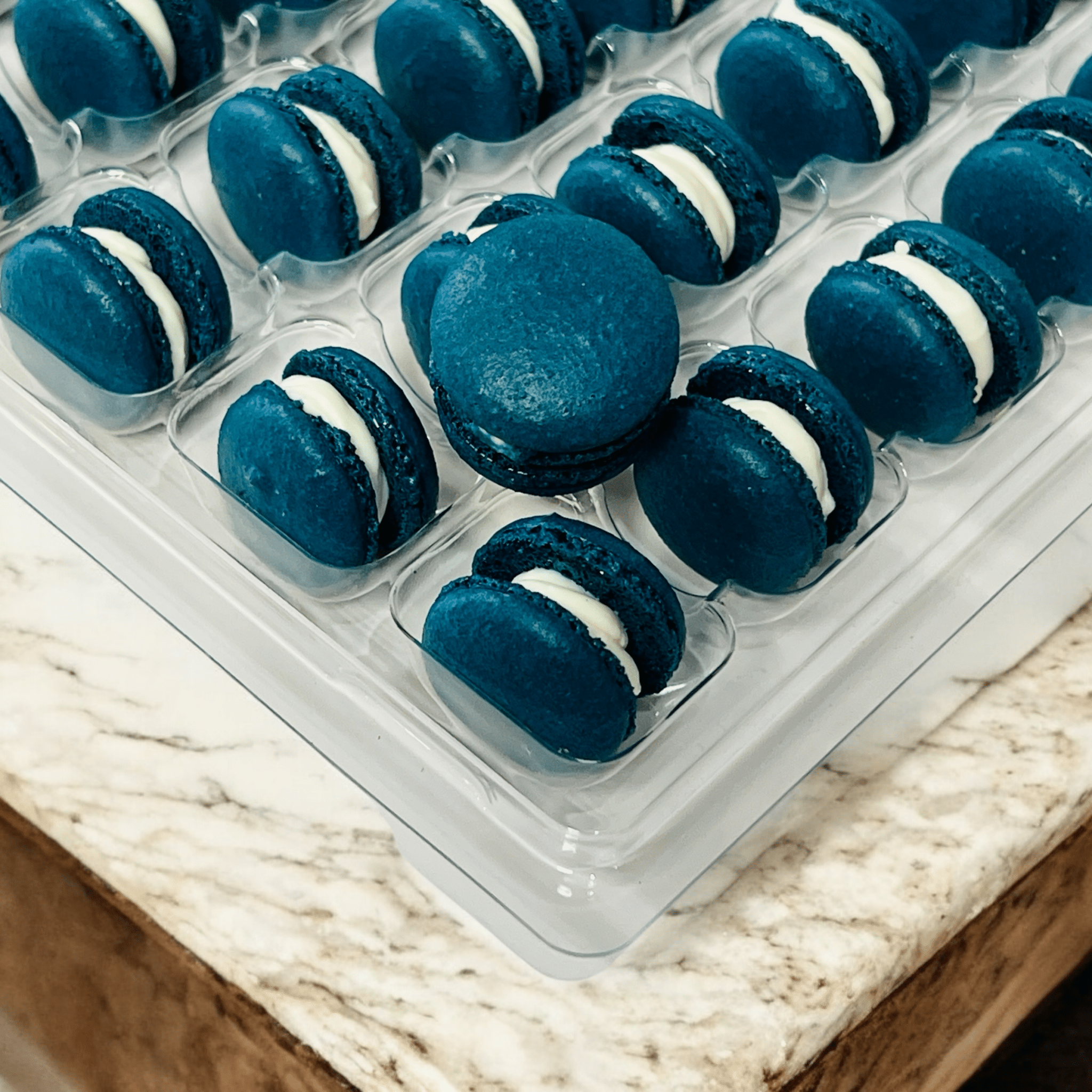 Lavender Mini Macarons - Perfect for Decorating Cupcakes, Cakes, Ice ...